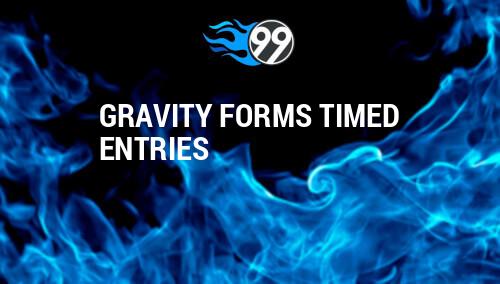 Gravity Forms Timed Entries - 99Plugs