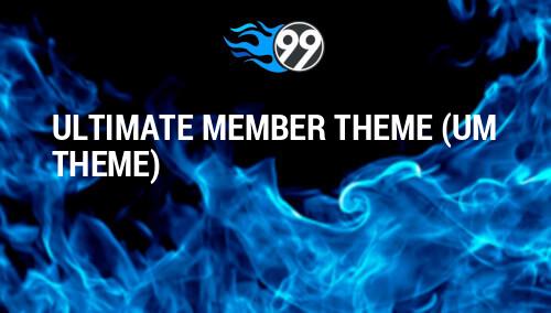 Ultimate Member Theme (UM Theme) - 99Plugs